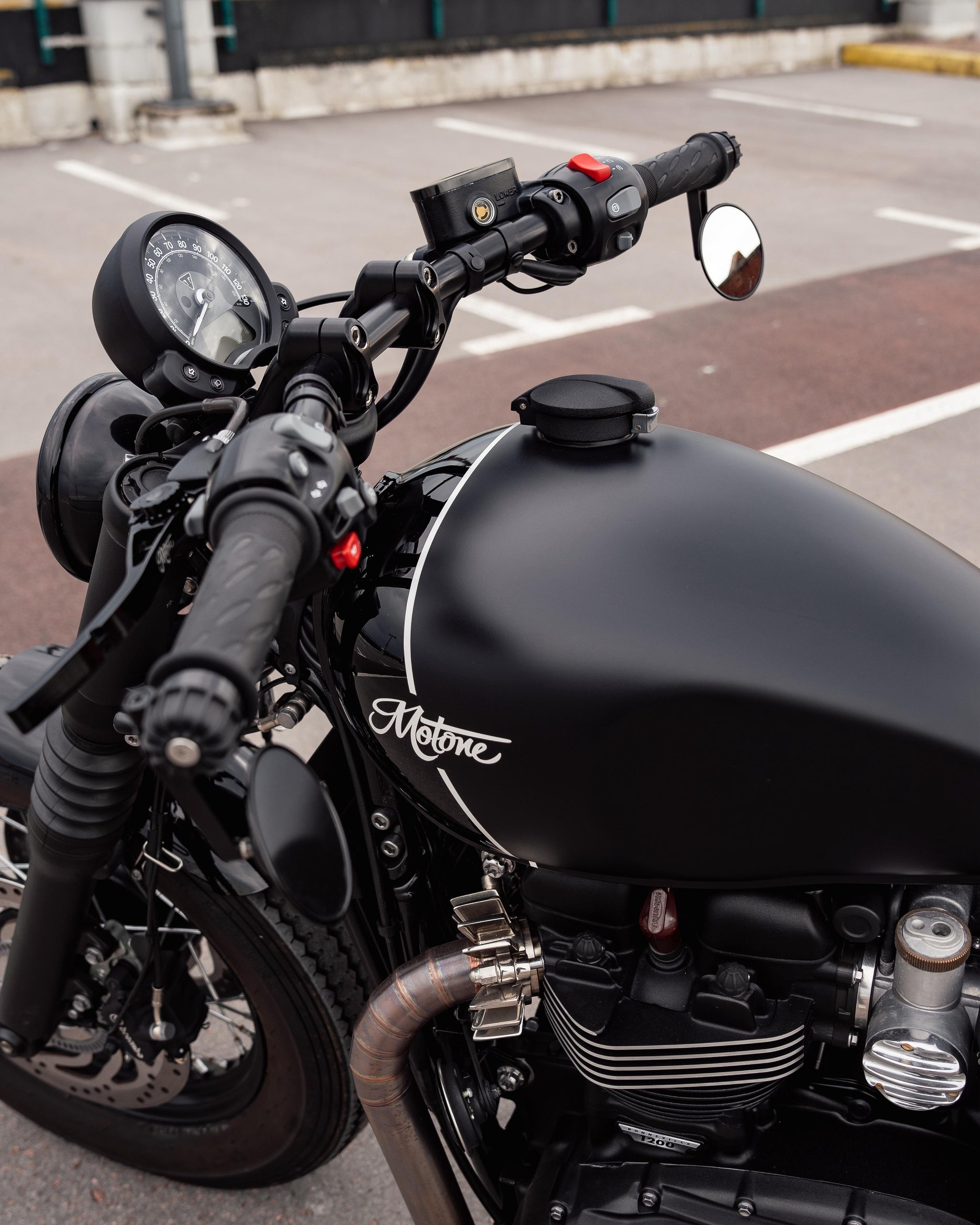 Motone Pike Brake and Clutch Lever Set - Black – A&J Cycles