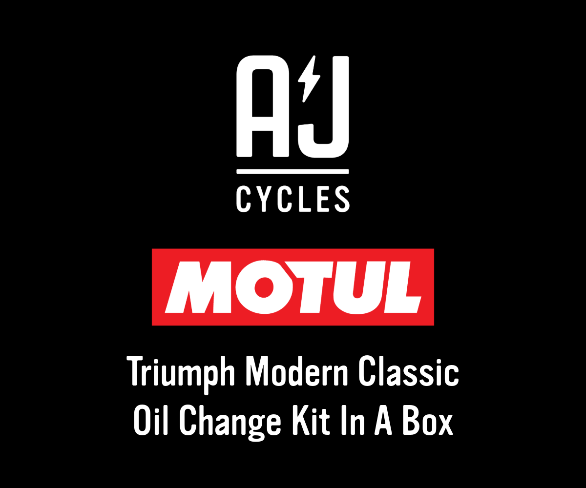 Motul 7100 4T Triumph Modern Classic Synthetic Oil Change Kit - 10W-40 ...